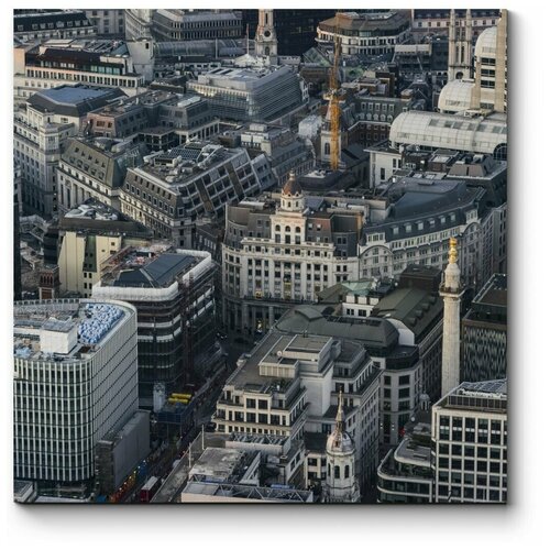 Модульная картина Вечерний Лондон с высоты 20x20