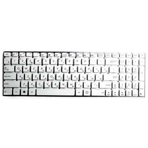Клавиатура для ноутбука Asus X540Y Белая P/n: 0KNB0-610TRU00, 0KNB0-610TUS00, 13NB0B01AP0301, 15K930947950Q