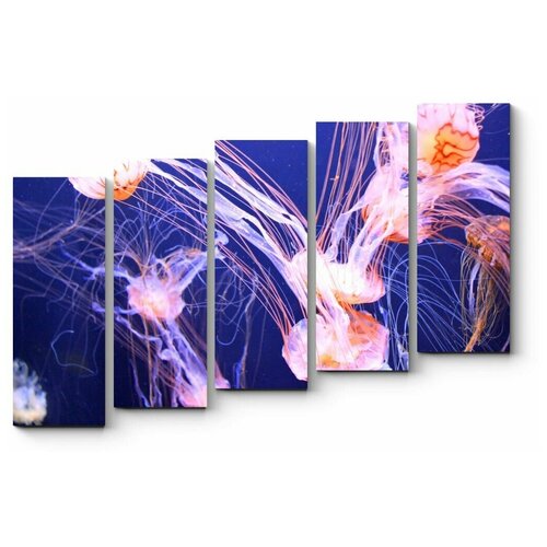 Модульная картина Очаровательные медузы90x63