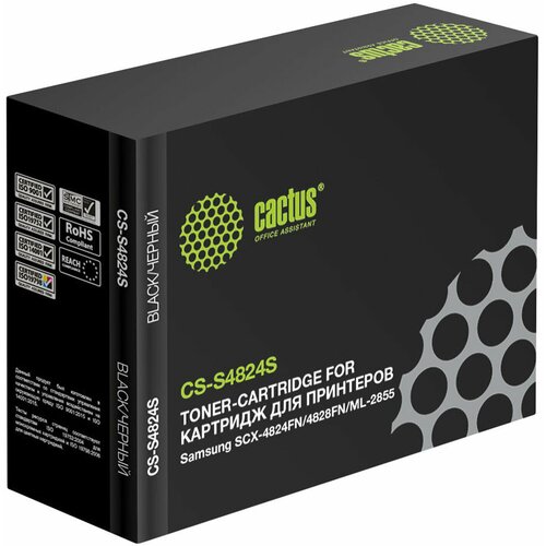 Картридж лазерный CACTUS (CS-S4824S) для SAMSUNG SCX-4824FN/4828FN, ресурс 5000 стр.