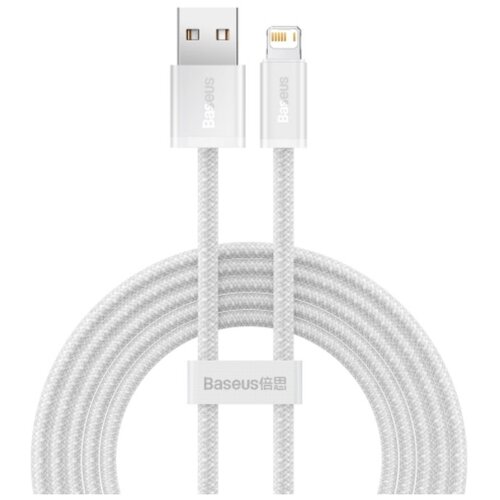 Кабель Baseus Dynamic Series Fast Charging Data Cable USB to iP 2.4A 2m (CALD000502, CALD000503, CALD000505, CALD000507) (white)
