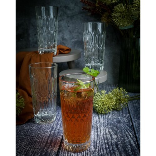 Набор стаканов La Rochere Verone 360 мл, 4 шт, прозрачный, стекло