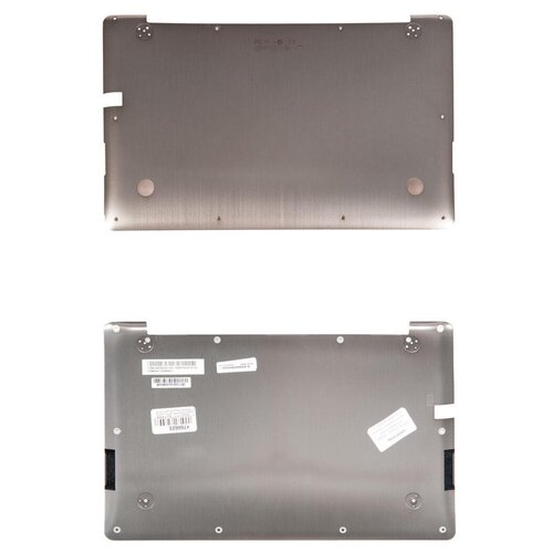 13NB0071AM0901 Поддон (нижняя часть корпуса, нижняя крышка) для ноутбука Asus TX300C, TX300CA серебристый новый, с разбора