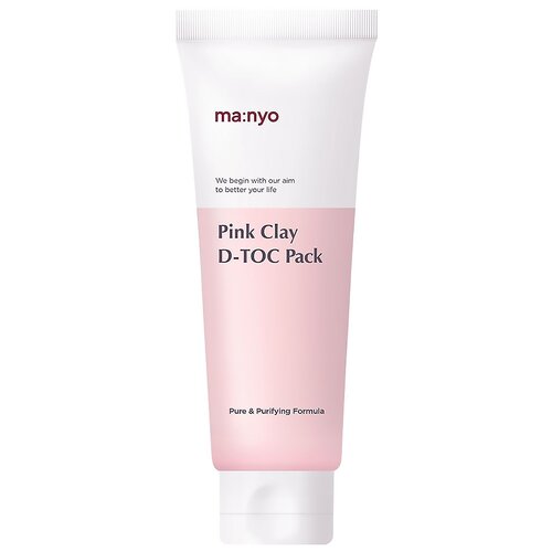 Manyo Factory Маска Pink Clay D-TOC Pack для глубокого очищения пор, 100 г, 75 мл