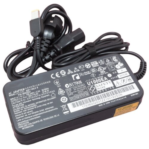 Блок питания для ноутбука Lenovo 20V 8.5A (разъём прямоугольный) 170W