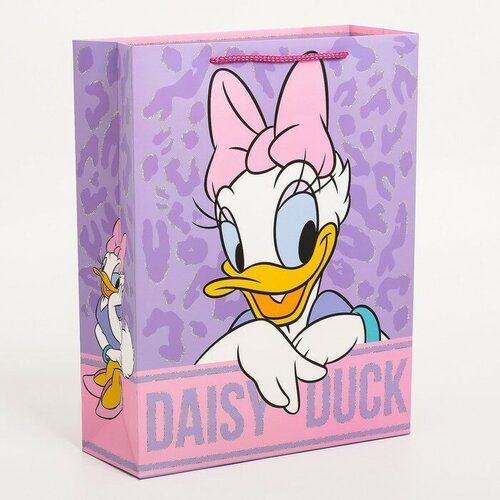 Disney Пакет подарочный, 31 х 40 х 11,5 см "Daisy duck", Минни Маус