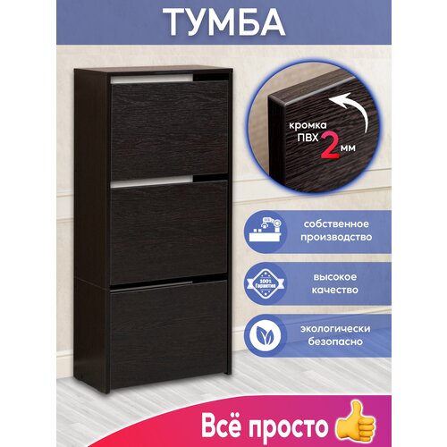 Тумба для обуви №15, обувница (венге), Курскмебель