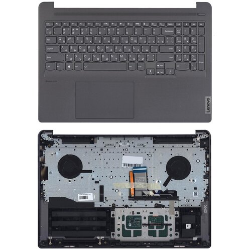 Клавиатура (keyboard) для ноутбука Lenovo IdeaPad 5 Pro-16ACH6, топкейс