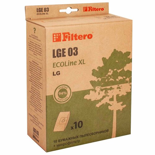 Мешок-пылесборник Filtero LGE 03 (10+фильтр) ECOLine XL