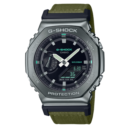 Наручные часы CASIO G-Shock GM-2100CB-3A, синий, черный