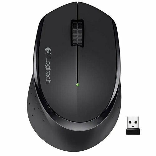 Logitech мышь Logitech Wireless Mouse M275 black (910-004340)
