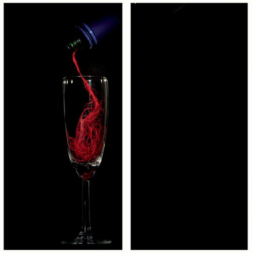 Модульная картина "Красное вино" (Размер: 59х60см (28х60,28х60))