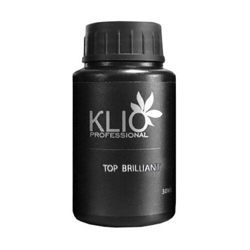KLIO Professional Верхнее покрытие Brilliant Top c узким горлышком, прозрачный, 30 мл, 70 г