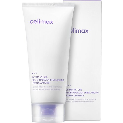 Celimax Балансирующая пенка для умывания Derma Nature Relief Madecica pH Balancing Foam Cleansing 150 мл