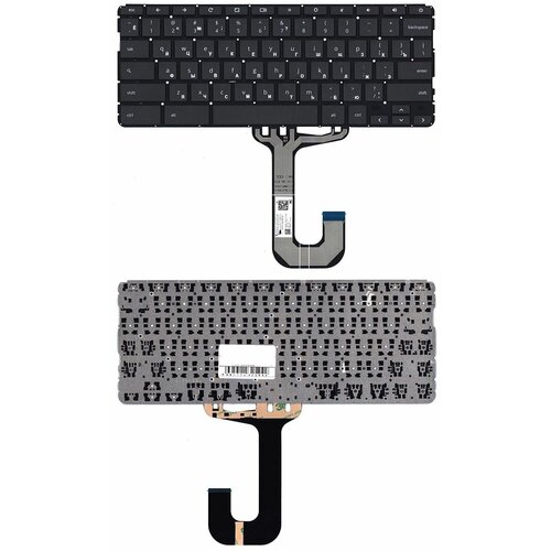 Клавиатура (keyboard) для ноутбука HP ChromeBook 11 G6, HP ChromeBook 14 G5, 14-CA 14-DB, черная