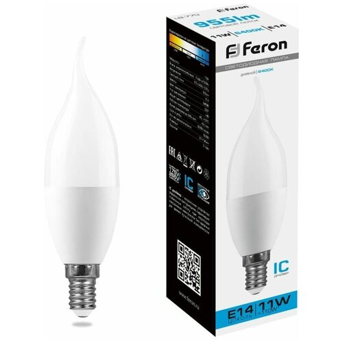 Светодиодная лампа FERON 11W 230V E14 6400K, LB-770 25952 15928891