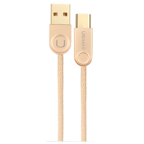 Кабель USB Type-C USAMS US-SJ121 U-Ming Braided 1м золото