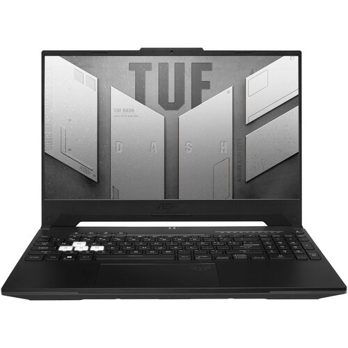 15.6" Ноутбук ASUS TUF Dash F15 FX517ZR-F15.I73070 1920x1080, Intel Core i7 12650H 2.3 ГГц, RAM 16 ГБ, DDR5, SSD 512 ГБ, NVIDIA GeForce RTX 3070, Windows 11 Home, RU, 90NR0AV3-M001V0, черный