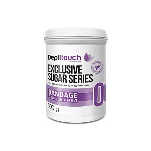 DEPILTOUCH PROFESSIONAL Exclusive sugar series Сахарная паста для депиляции Bandage (Бандажная 0), 800 гр