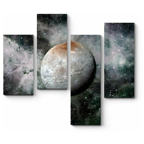 Модульная картина Спутник Плутона 74x69