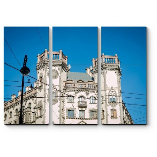 Модульная картина Здание театра в Санкт-Петербурге160x115