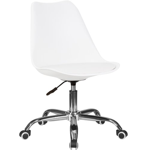 Офисное кресло для персонала DOBRIN MICKEY, цвет белый (ZL-W-02)