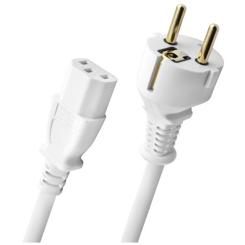 Кабель силовой Schuko - IEC C13 Oehlbach 17044 Performance Powercord C13 White 3.0m
