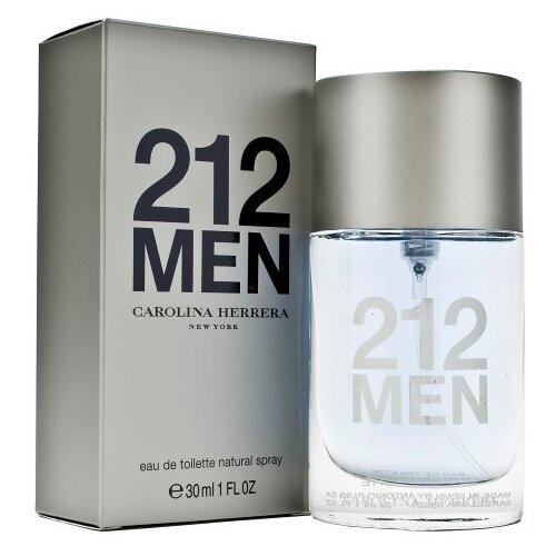 CAROLINA HERRERA туалетная вода 212 Men, 30 мл