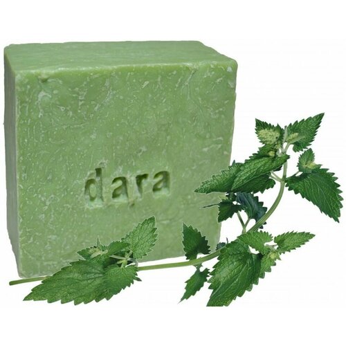 Dara Sabun, Натуральное Турецкое мыло, крапива, против выпадения волос, перхоти, псориаза , Stinging Nettle Soap, 140 гр.