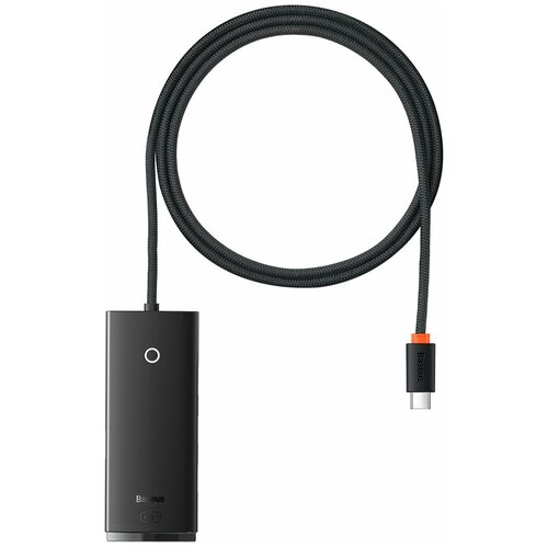 Baseus Lite Серия концентратор USB Тип C адаптер - 4x USB 3.0 100см Черный