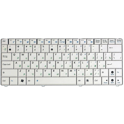 Клавиатура для Asus Eee PC 1101H, русская, белая