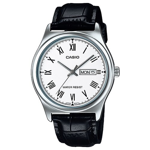 Наручные часы CASIO Collection MTP-V006L-7B, серебряный, черный