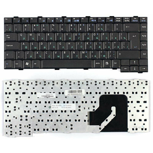 Клавиатура для ноутбука Asus W2P, русская, черная