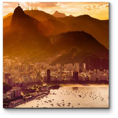 Модульная картина Чудесный Рио-де-Жанейро 20x20