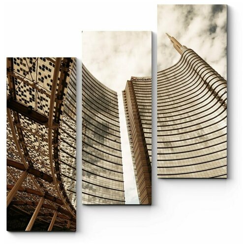 Модульная картина Современная архитектура Милана160x171