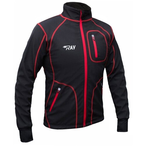 Куртка RAY STAR, размер 42, красный, черный