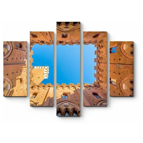 Модульная картина Башни Сиены, Италия75x60