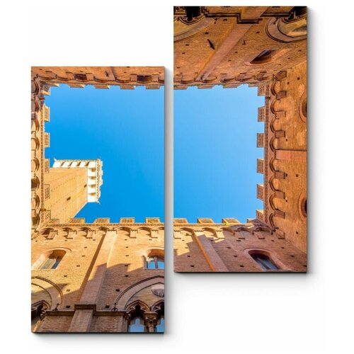 Модульная картина Башни Сиены, Италия70x88