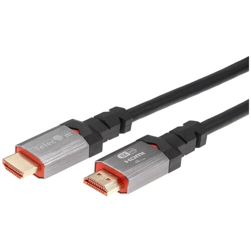 Telecom Tcg365-1m Кабель Hdmi 19M/M, ver. 2.1, 8K@60 Hz 1m метал разъемы, Telecom Tcg365-1m