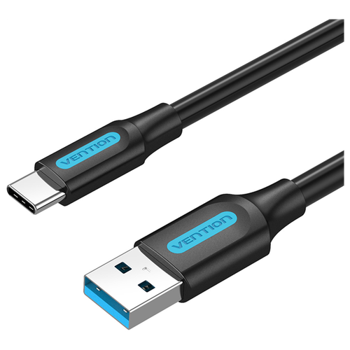 Переходник Vention USB 3.0 A Male to C Male Cable 1M Black PVC Type (COZBF)