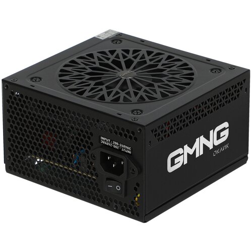 Блок питания GMNG PSU-700W-80+, 700Вт, 120мм, черный, retail