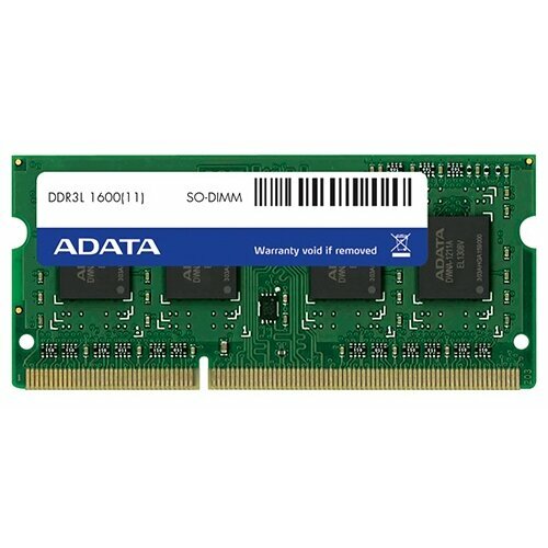 Оперативная память ADATA 2 ГБ DDR3L 1600 МГц SODIMM CL11 AM1L16BC2P1-B2BS