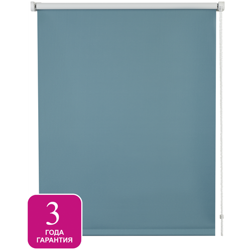 Штора рулонная блэкаут Inspire Santos 60x160 см бирюзовая Celadon 2