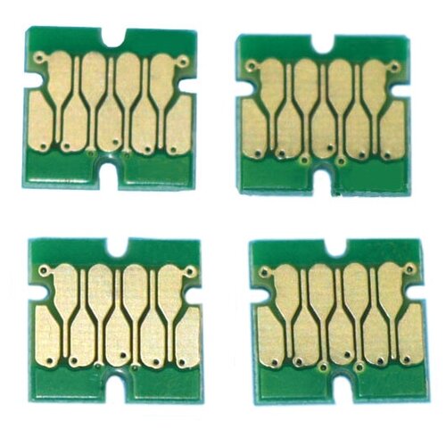 Чипы для Epson WorkForce Pro WF-C5290DW, WF-C5790DWF (T9451-T9454), совместимые, не обнуляемые одноразовые, комплект 4 цвета, chips-C5790-OT