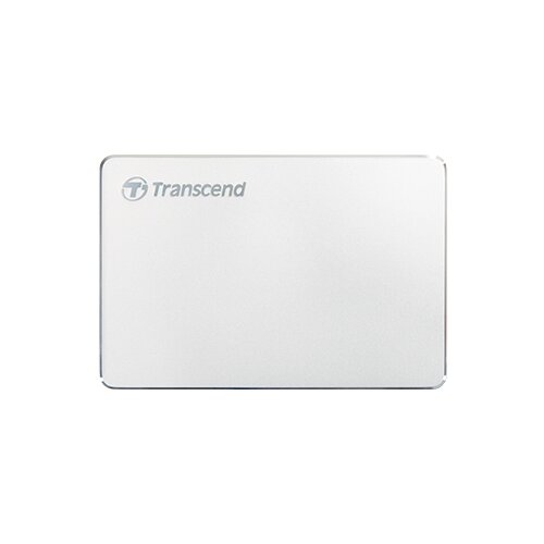 1 ТБ Внешний HDD Transcend StoreJet 25C3S, USB 3.1 Type-C, серебристый