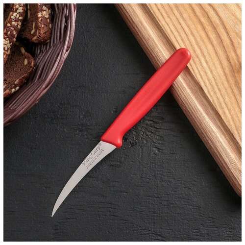 Нож для чистки овощей «Эконом», лезвие 7,3 см, цвет микс