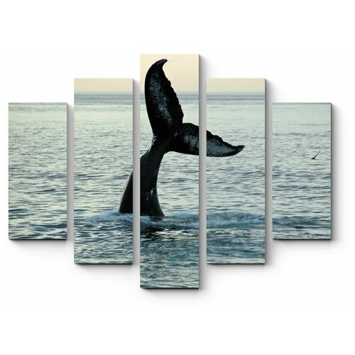 Модульная картина Прощание кита 75x60