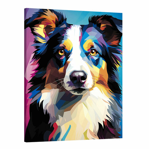 Интерьерная картина 50х70 "Собачий портрет"