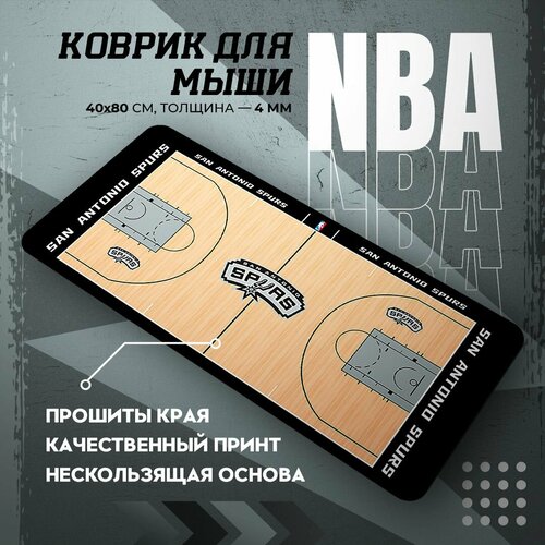 Игровой коврик для мыши с принтом NBA 80x40 см