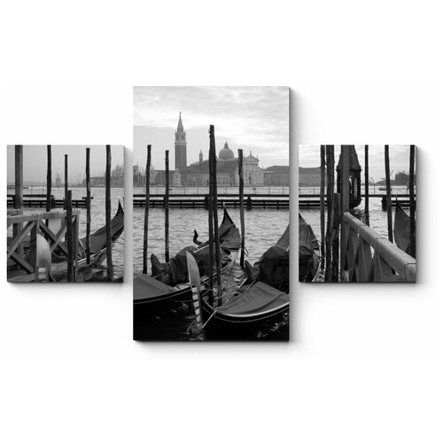 Модульная картина Монохромная Венеция 170x111